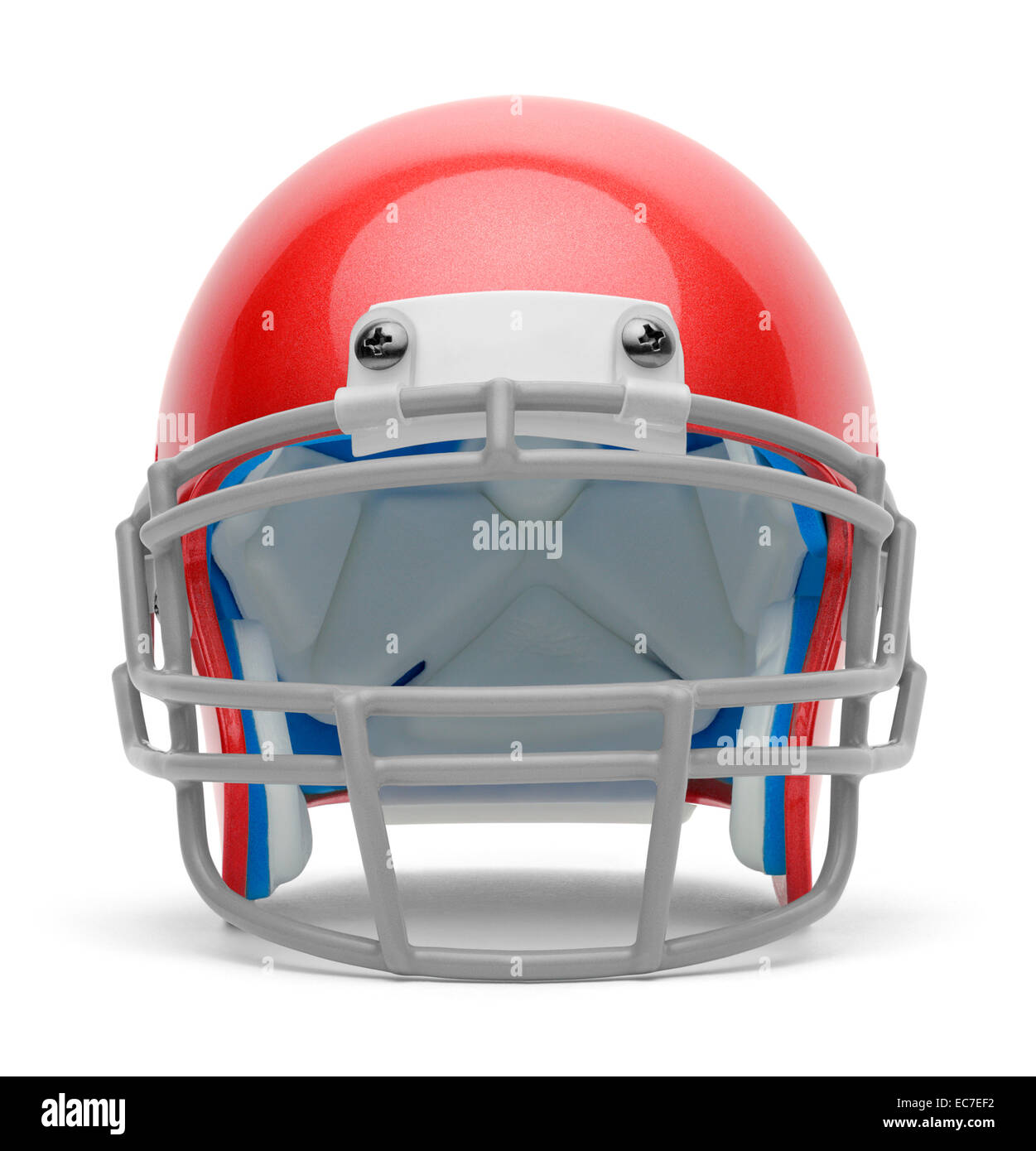 White Football Helmet Front
