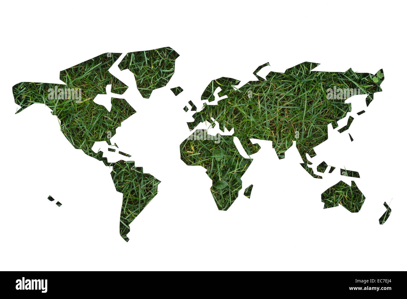 Map of world grass hi-res stock photography and images - Alamy