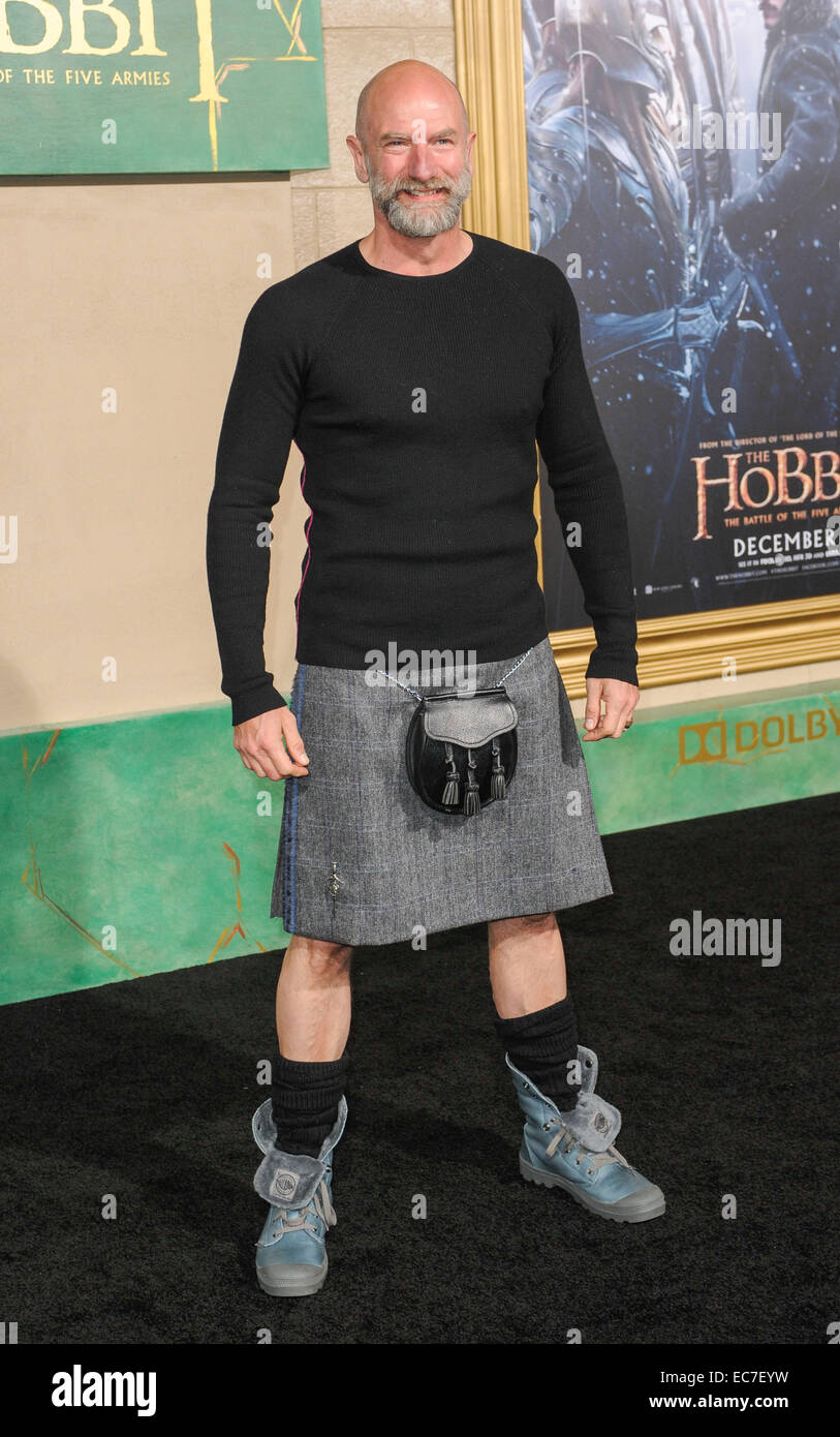 Hollywood, USA. 09th Dec, 2014. Graham McTavish The Hobbit - The Battle ...