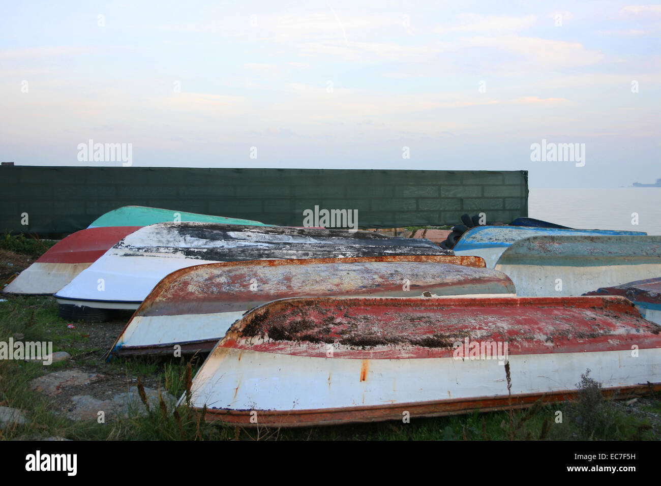 Old ,Rusty Boats Stock Photo - Alamy