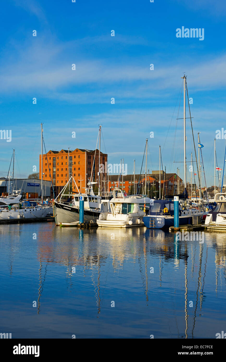 Hull Marina, Humberside, East Yorkshire, England UK Stock Photo - Alamy