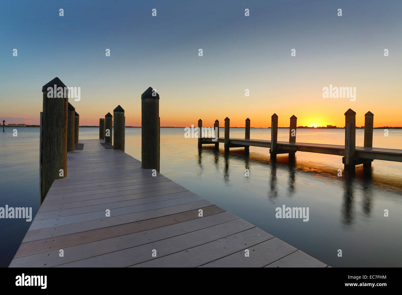 USA, Florida, Cape Coral, sunset above the ocean Stock Photo - Alamy