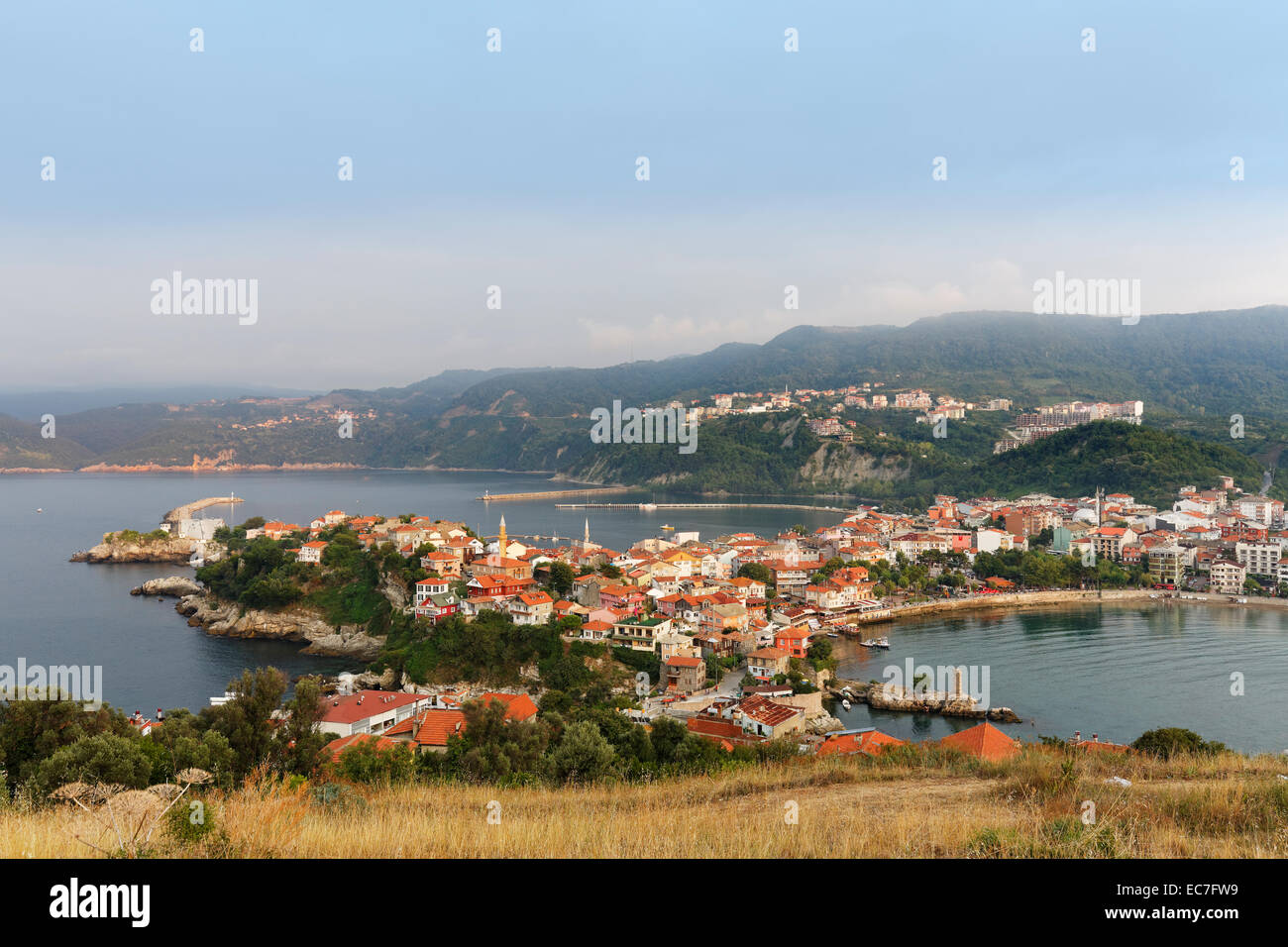 Turkey, Black Sea, townscape of Amasra Stock Photo - Alamy