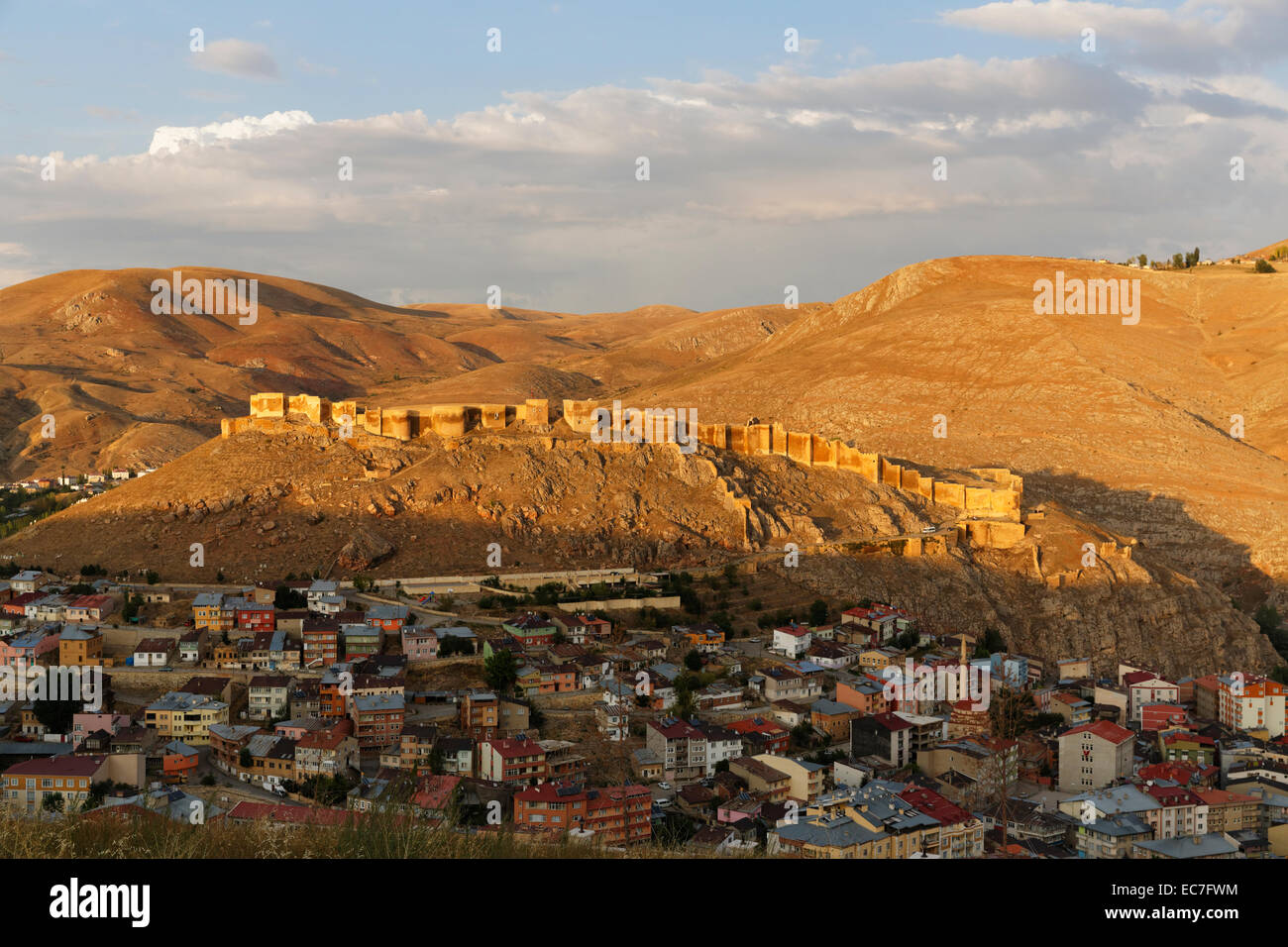 Turkey, Black Sea Region, Bayburt with Bayburt Castle Stock Photo - Alamy
