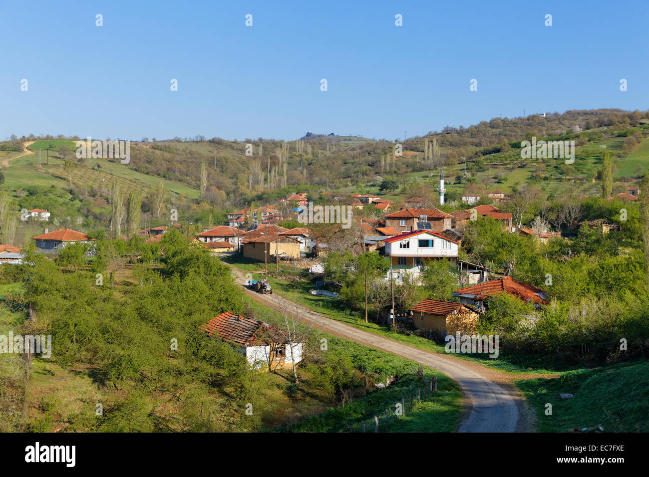 Turkey, Marmara Region, village Sariagil in Samanli Daglari mountains ...