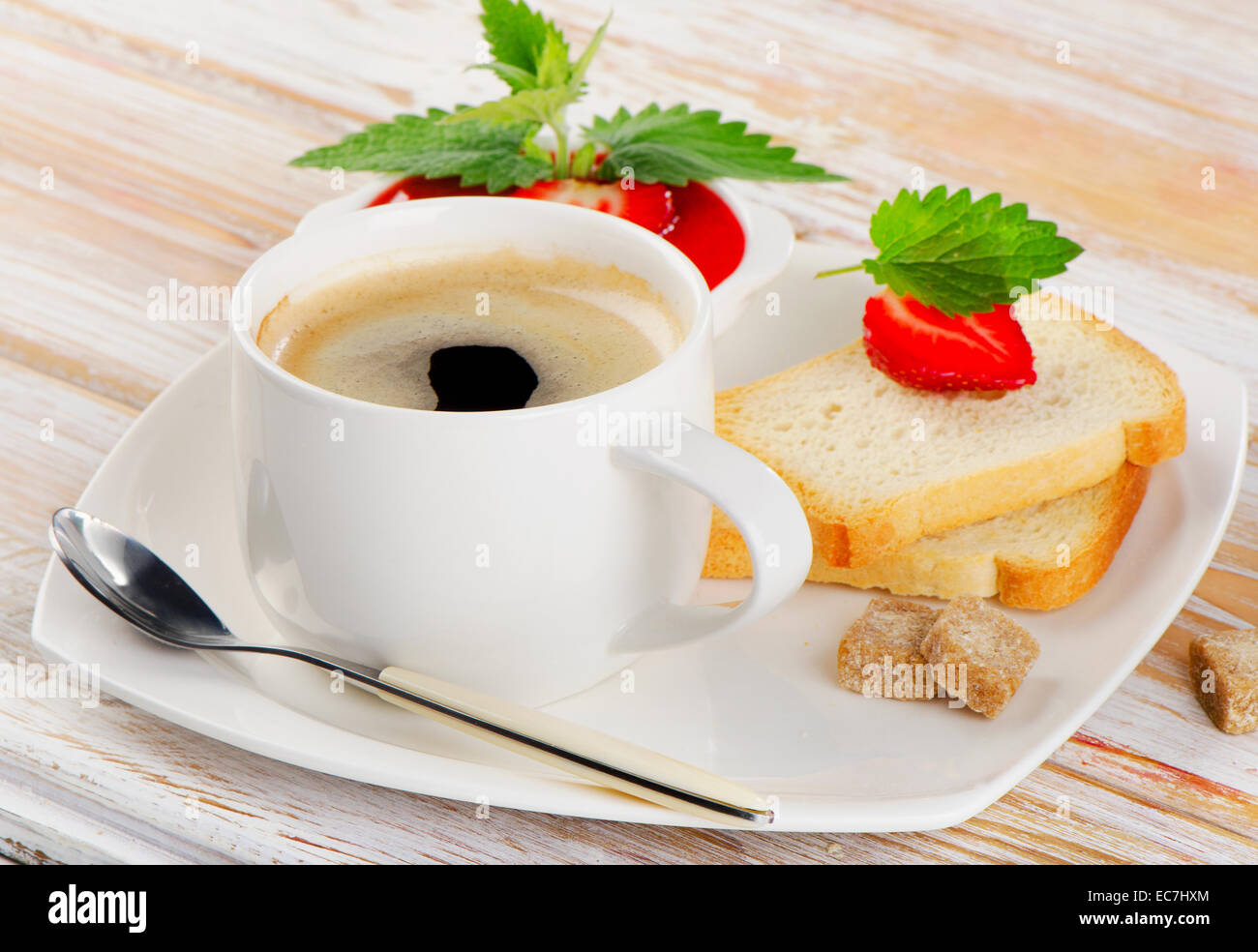Delicious breakfast hot coffee hi-res stock photography and images - Alamy