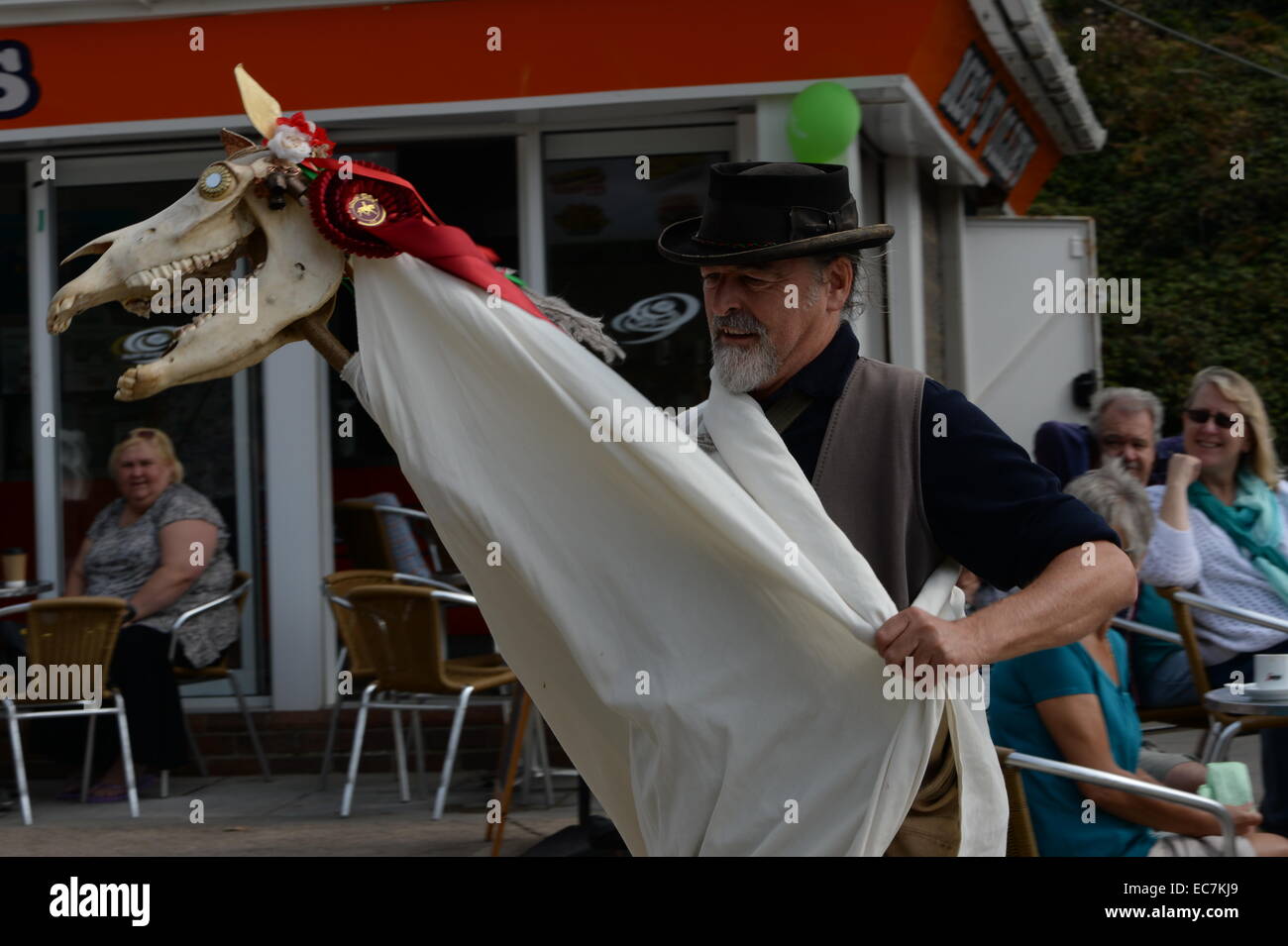 The Mari Lwyd Grey Mare or "Gray Mary" , uses a horse's head as part of ...