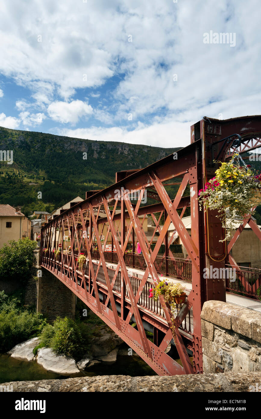 Florac french village Lozère Languedoc-Roussillon France national park ...