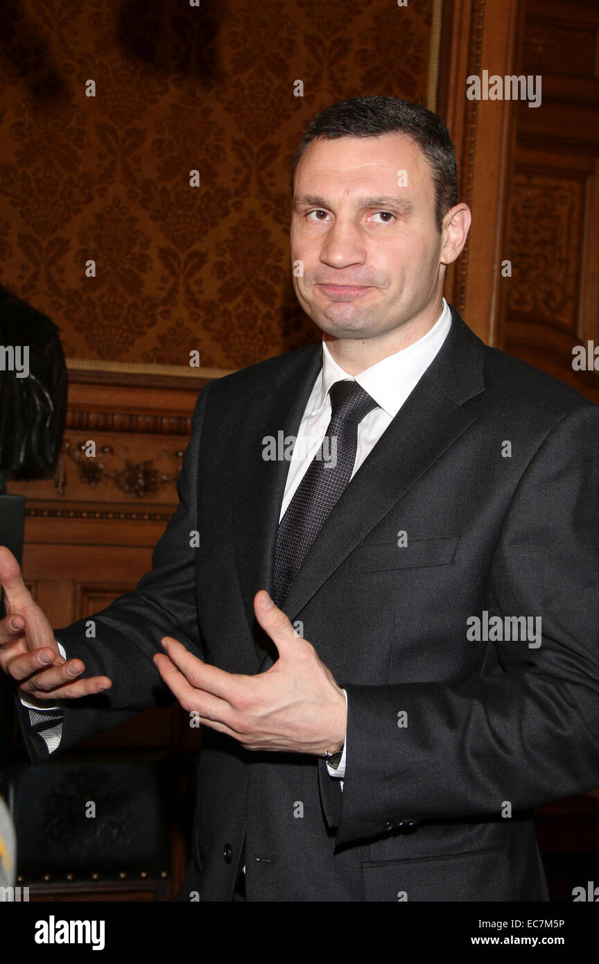 Hamburg, Germany. 8th Dec, 2014. Vitali Klitschko, former boxer now ...