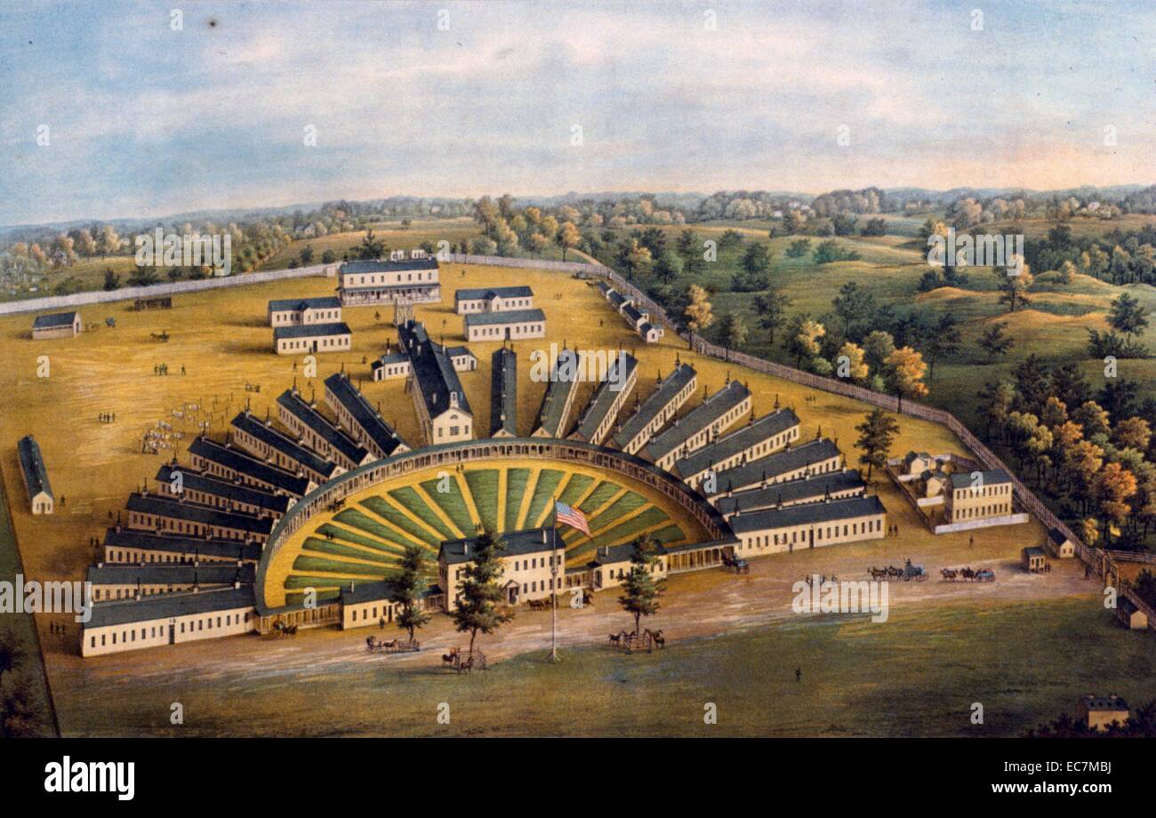 Hicks U.S. Genl. Hospital, Baltimore, Md. during the American Civil War ...