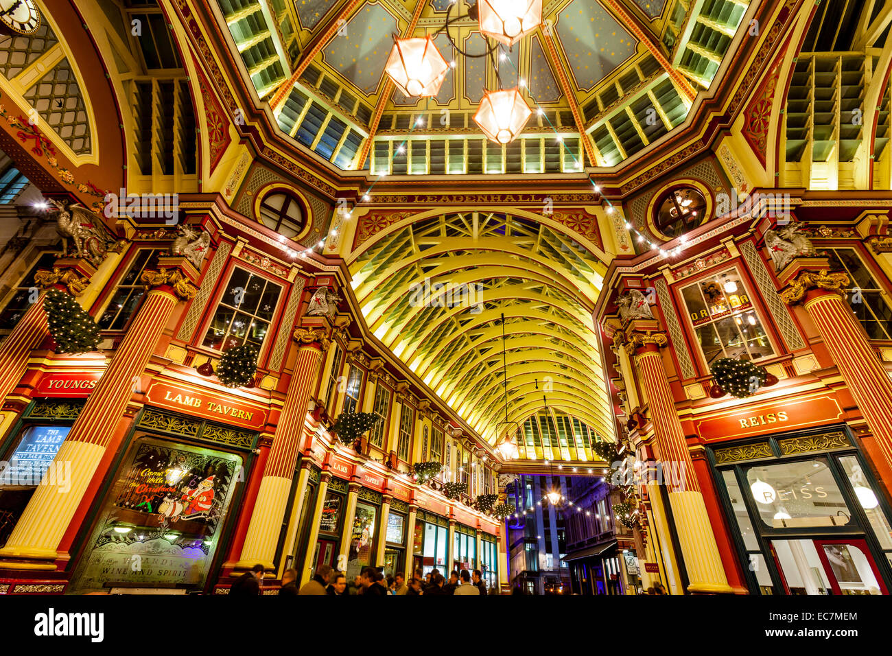 Leadenhall Market Interior, London, England Stock Photo - Alamy