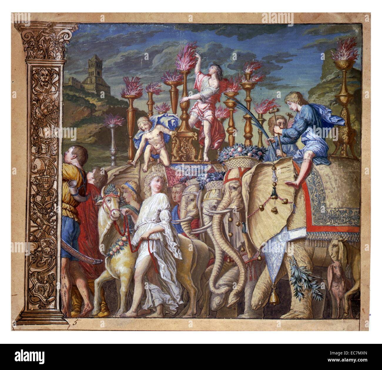 Triumph julius caesar andreani andrea procession plate series parade ...