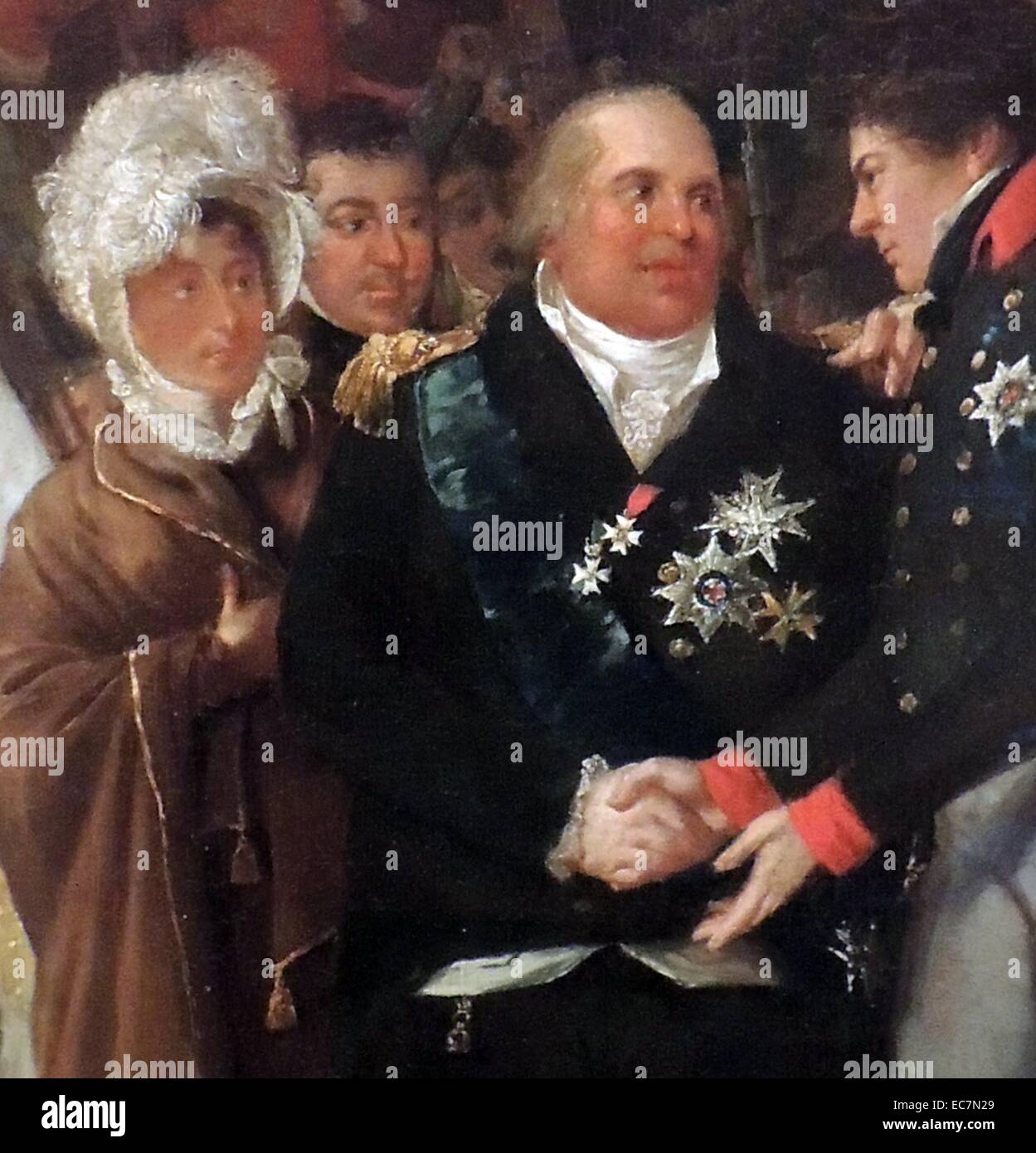 Edward Bird (1772-1819) The Embarkation of Louis XVIII at Dover, 1814 ...