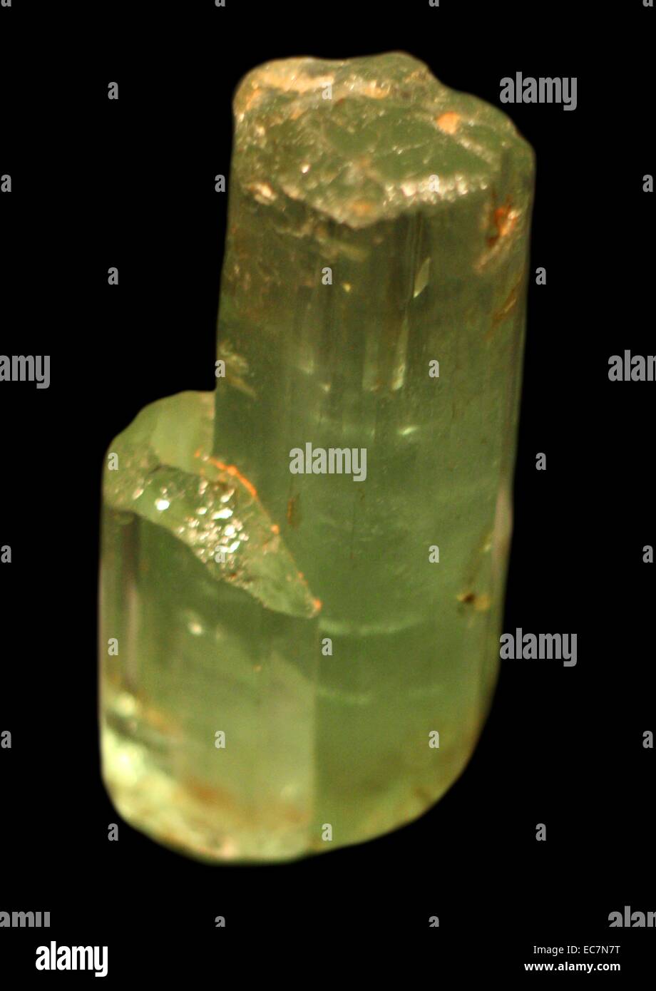 Beryl, Minas Gerais, Brazil. In geology beryl is a mineral composed of ...