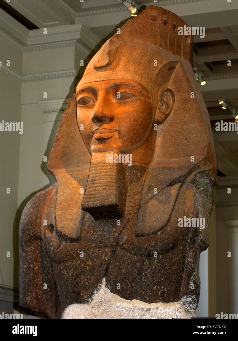 Ramesses II, 19th Dynasty, 1270 BC. From the Ramesseum, western Thebes ...