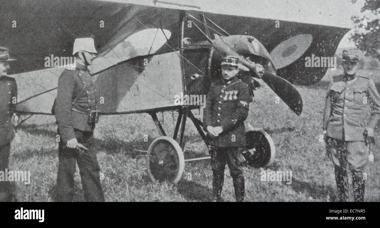 Air ace pilot Gilbert of France in World War one Stock Photo - Alamy