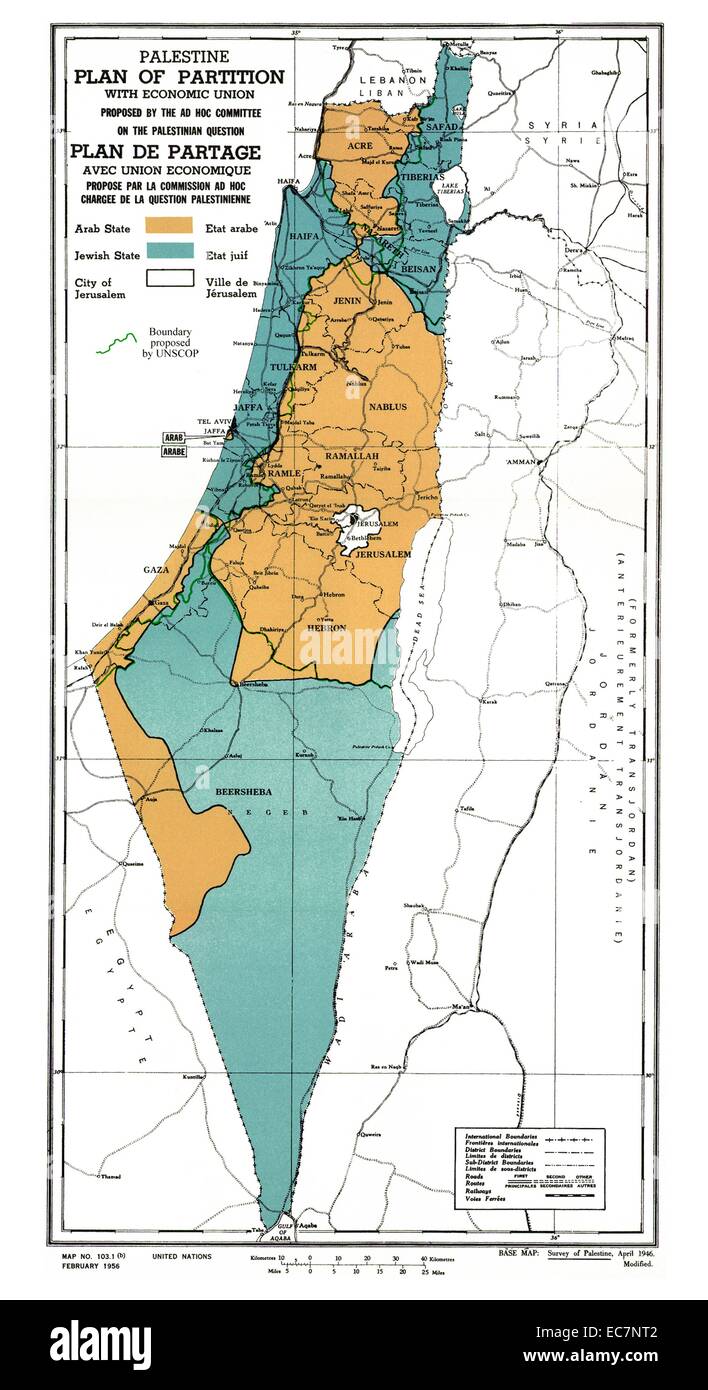 United Nations plan for the partition of Palestine at the end of the ...