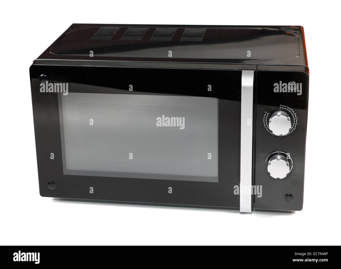 Microwave isolated on a white background Stock Photo - Alamy