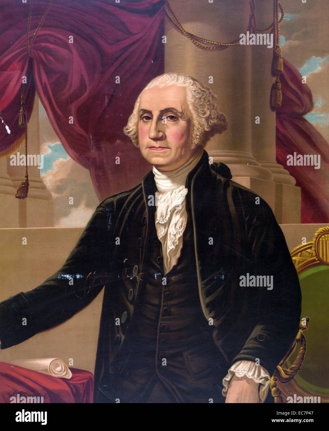 President george washington standing hi-res stock photography and ...