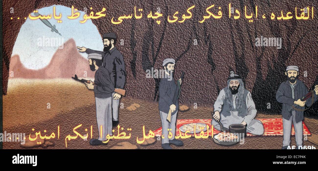 Taliban pictorial story leaflet war propaganda terrorism america united ...