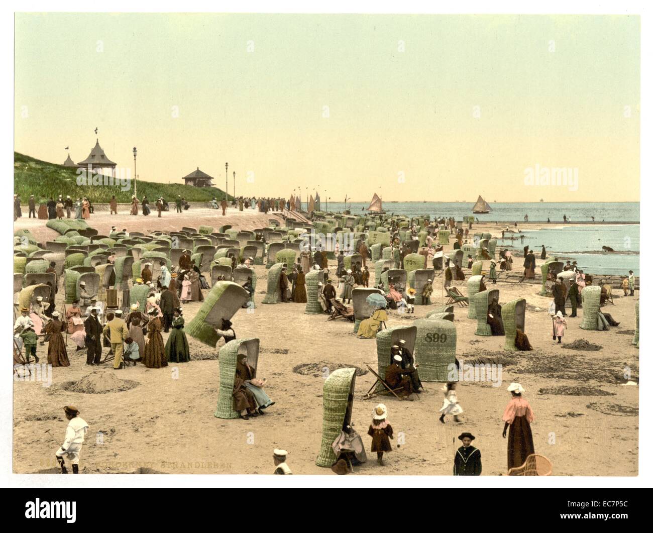 Norderney, life on the beach, Germany Stock Photo - Alamy