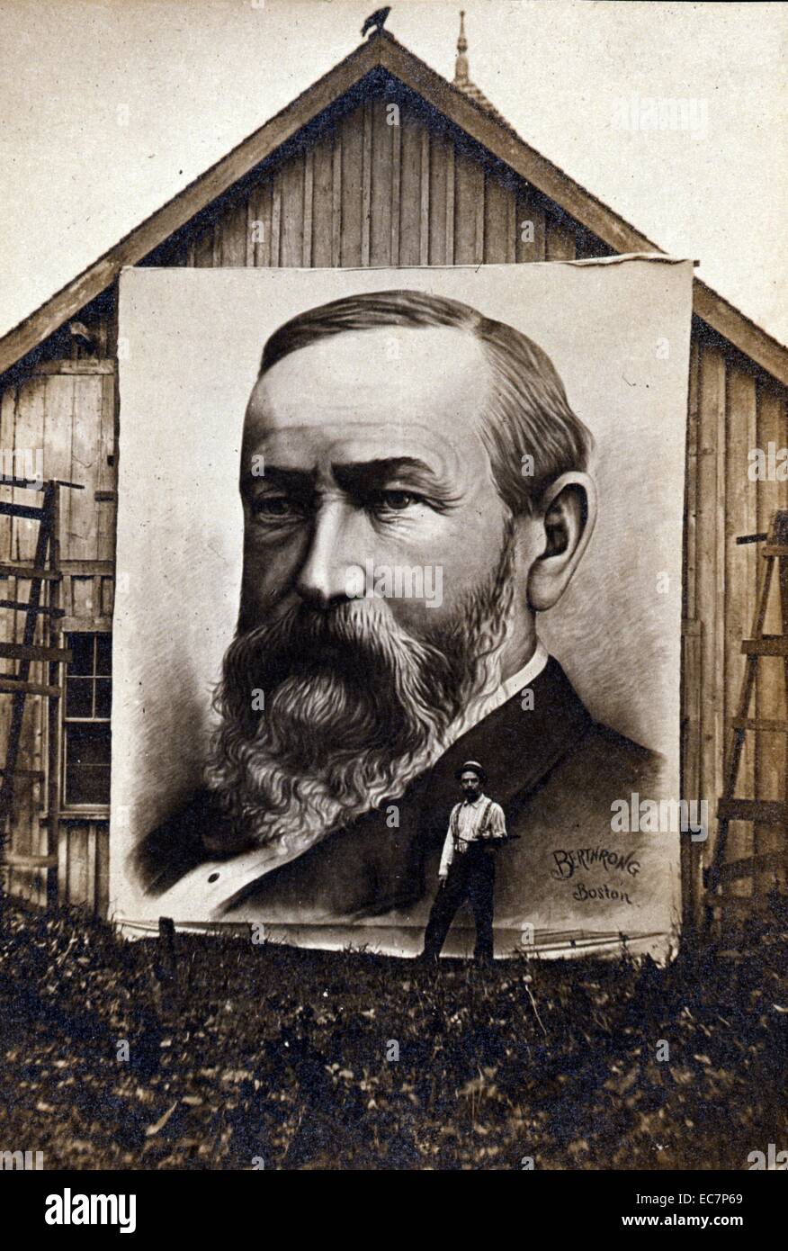 President benjamin harrison hi-res stock photography and images - Alamy
