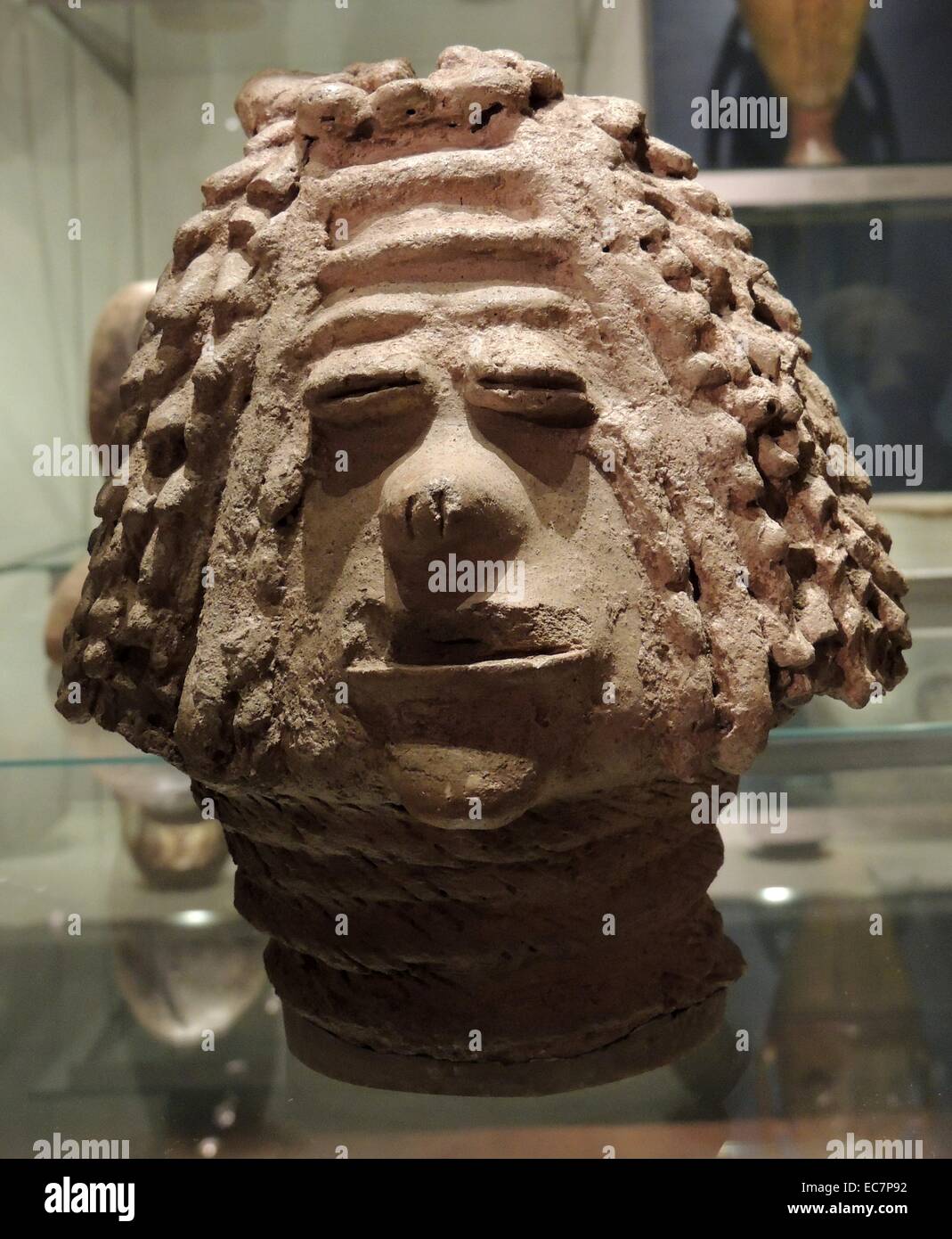 Luzira head figurines sculpture east africa uganda hi-res stock ...