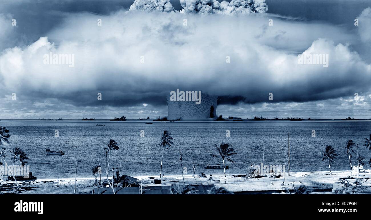 Atom Bomb Explosion In Water