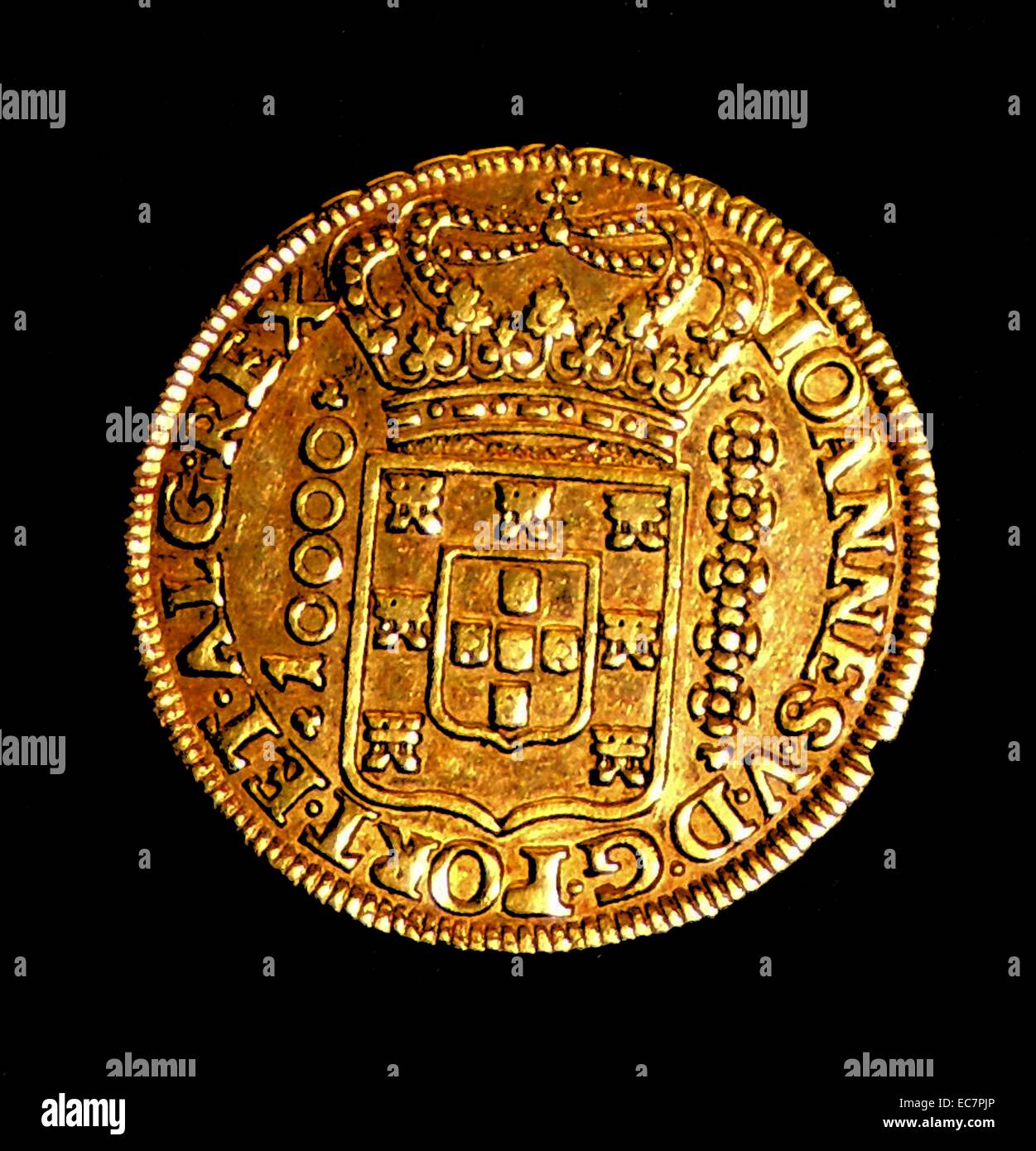 Portuguese gold from Brazil. Gold was discovered in the Portuguese ...