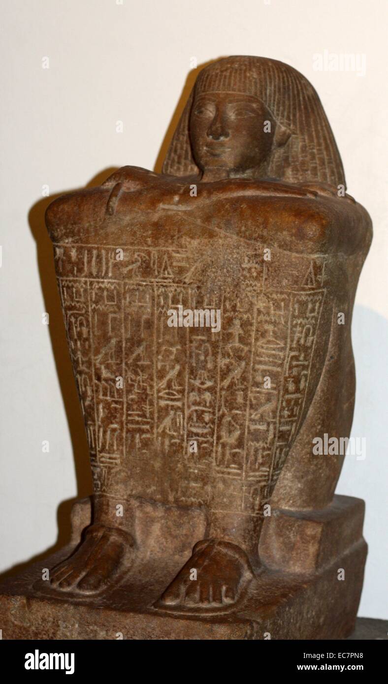 Statue of Teti, (Viceroy of Kush under King Tuthmosis III, , 18th ...