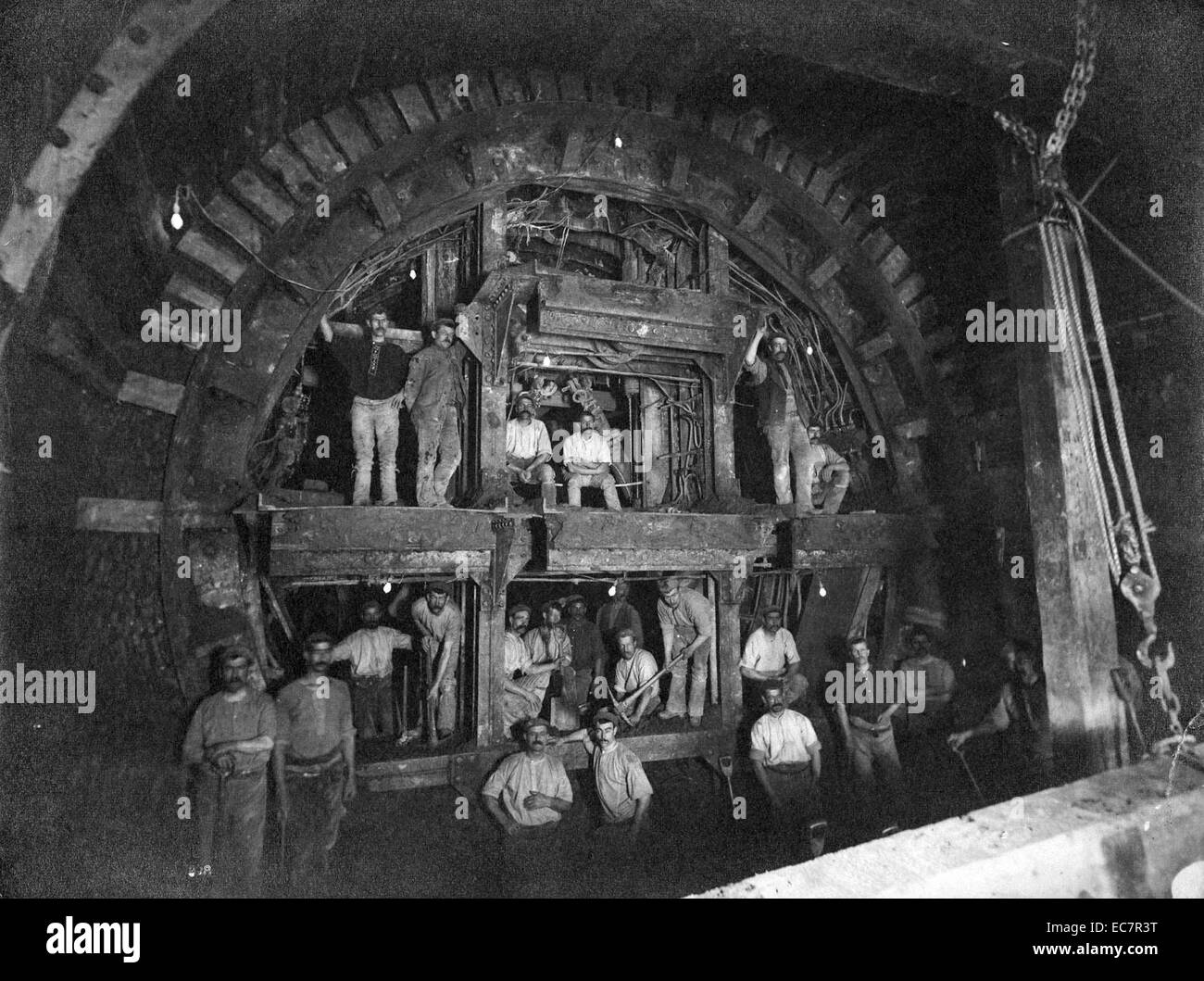 Men working underground hi-res stock photography and images - Alamy