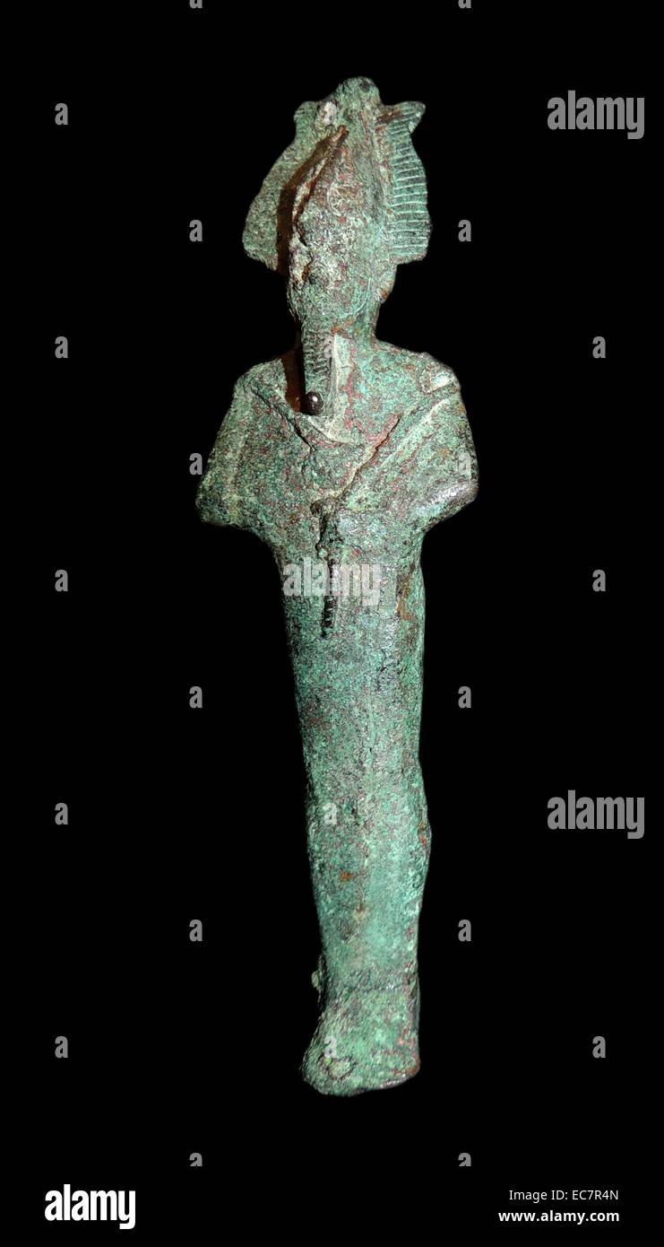 Ancient egyptian figure of a god (Osiris Stock Photo - Alamy