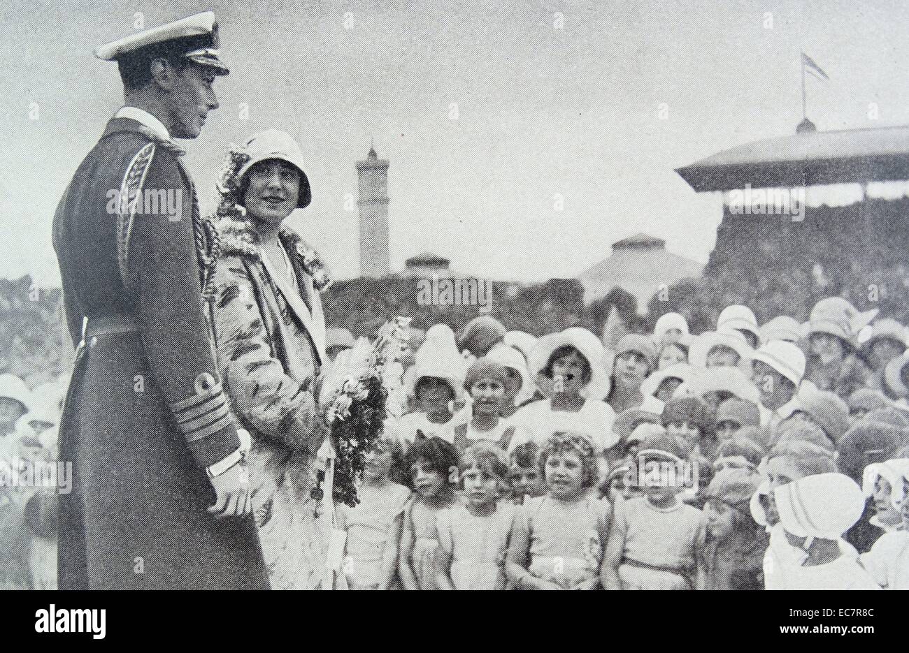King george vi visit hi-res stock photography and images - Alamy