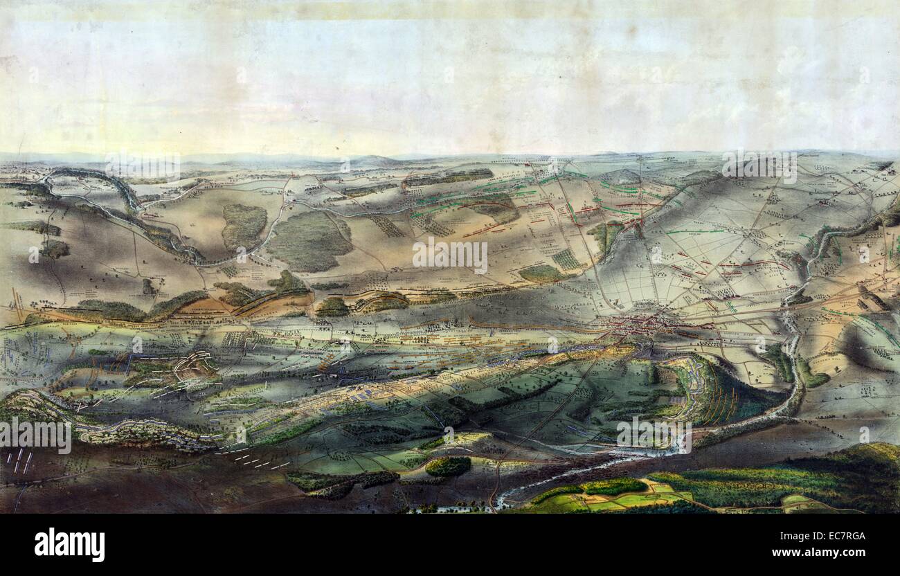 Historical view gettysburg battlefield hi-res stock photography and ...