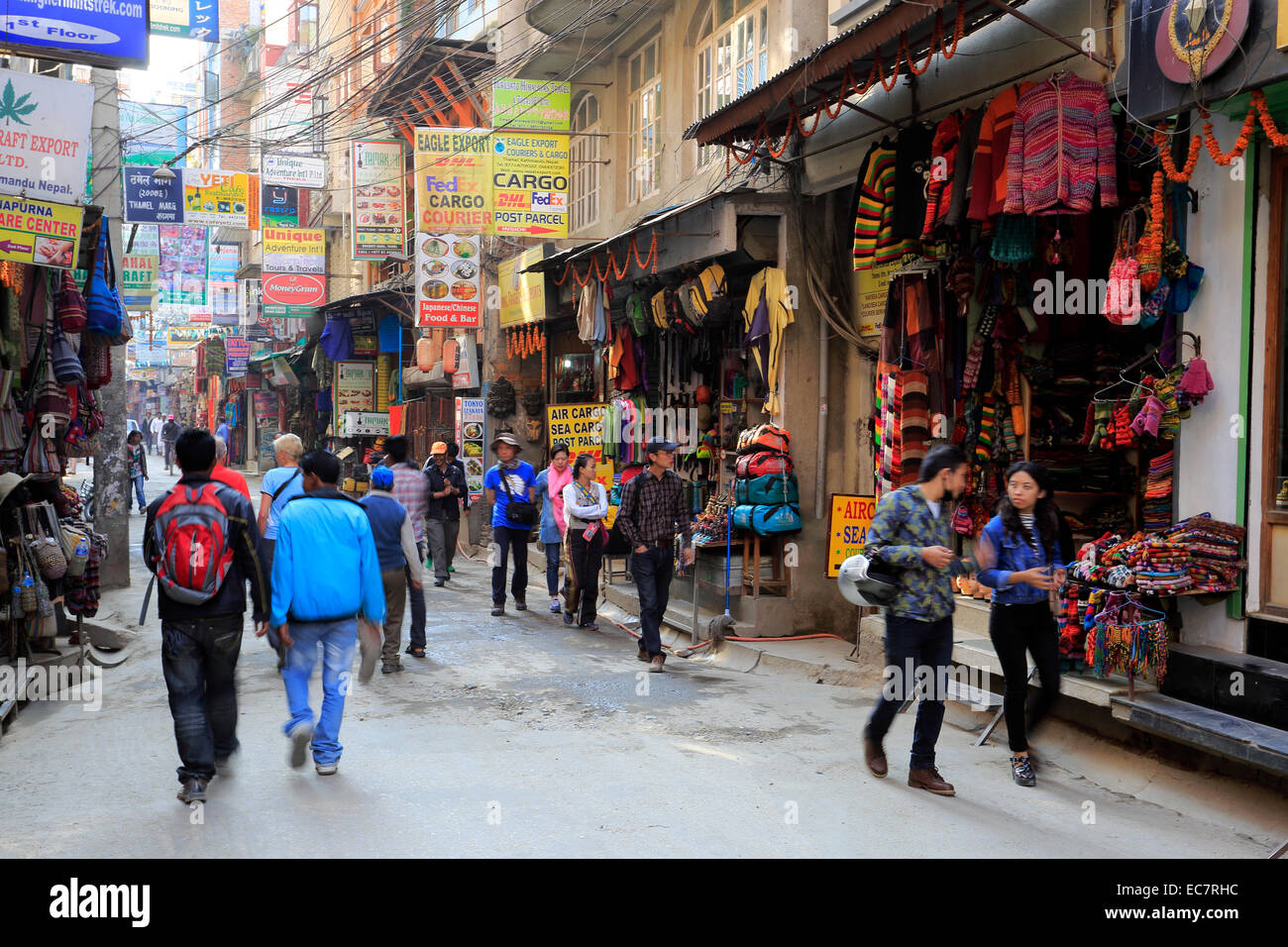 Nepal kathmandu thamel souvenir shop hi-res stock photography and ...