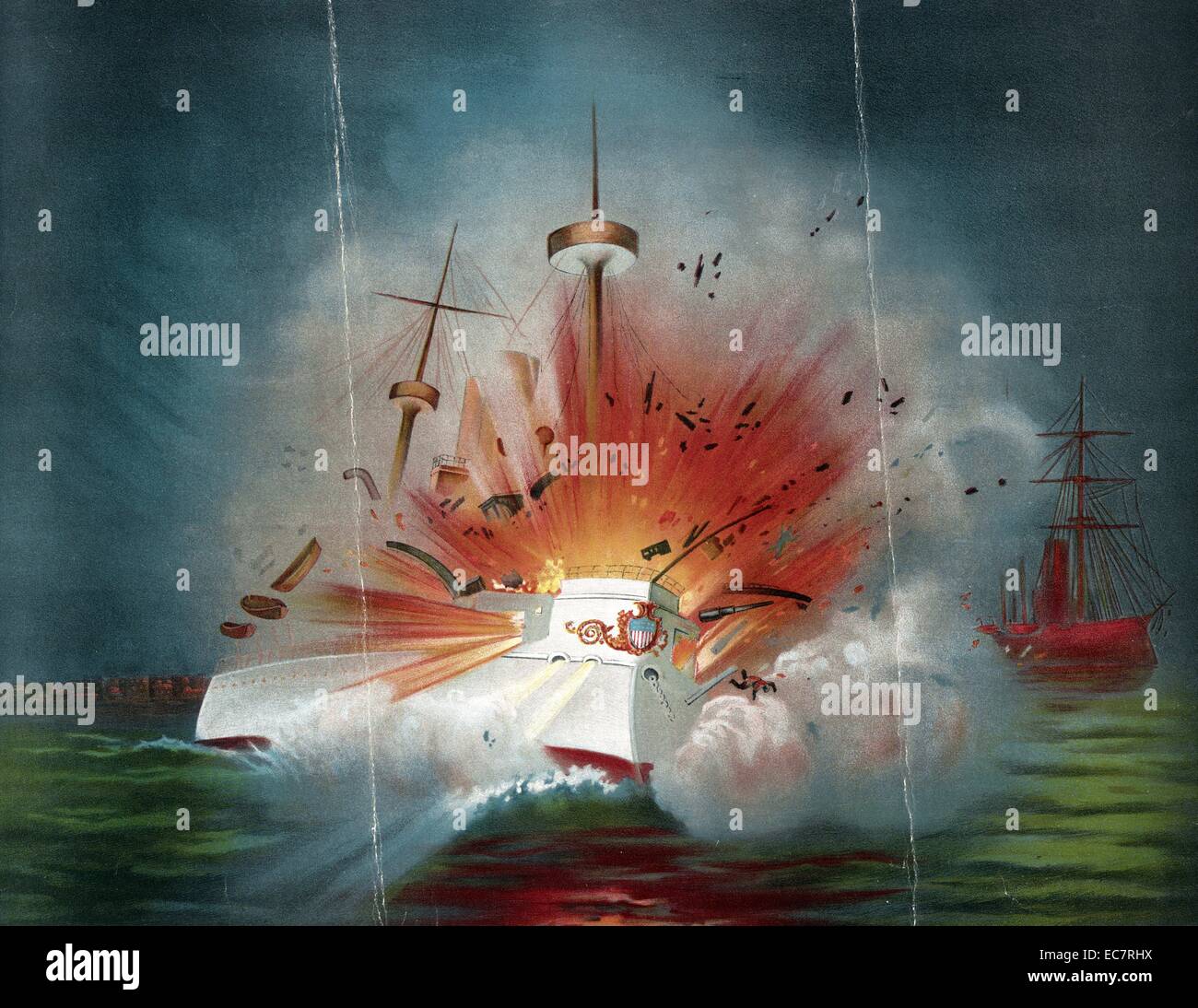 Battleship explosion hi-res stock photography and images - Alamy