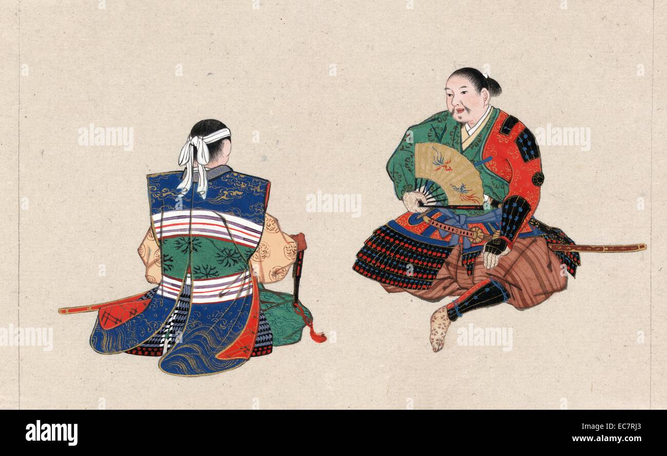 Samurai warrior painting hi-res stock photography and images - Alamy