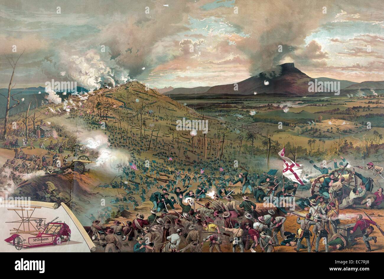 Battle of missionary ridge 1863 hi-res stock photography and images - Alamy