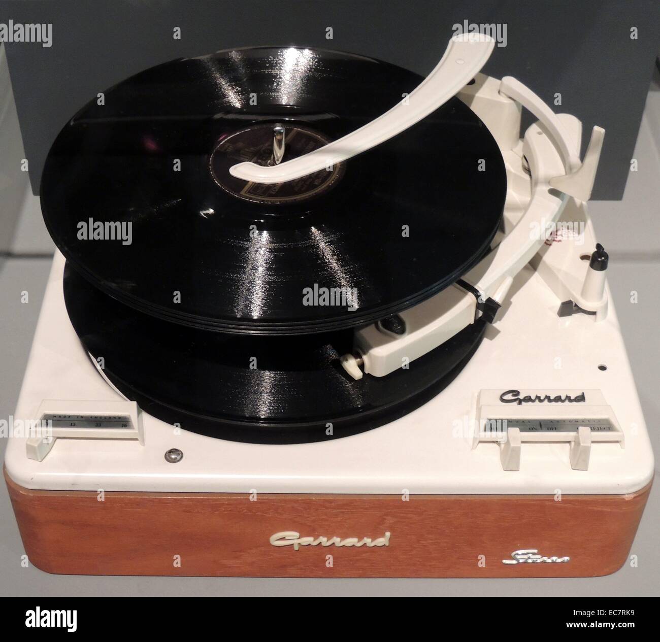 Record player music sound producers garrard hi-res stock photography ...