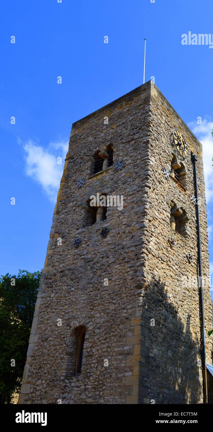 Saxon tower tower oxford oldest building hi-res stock photography and ...