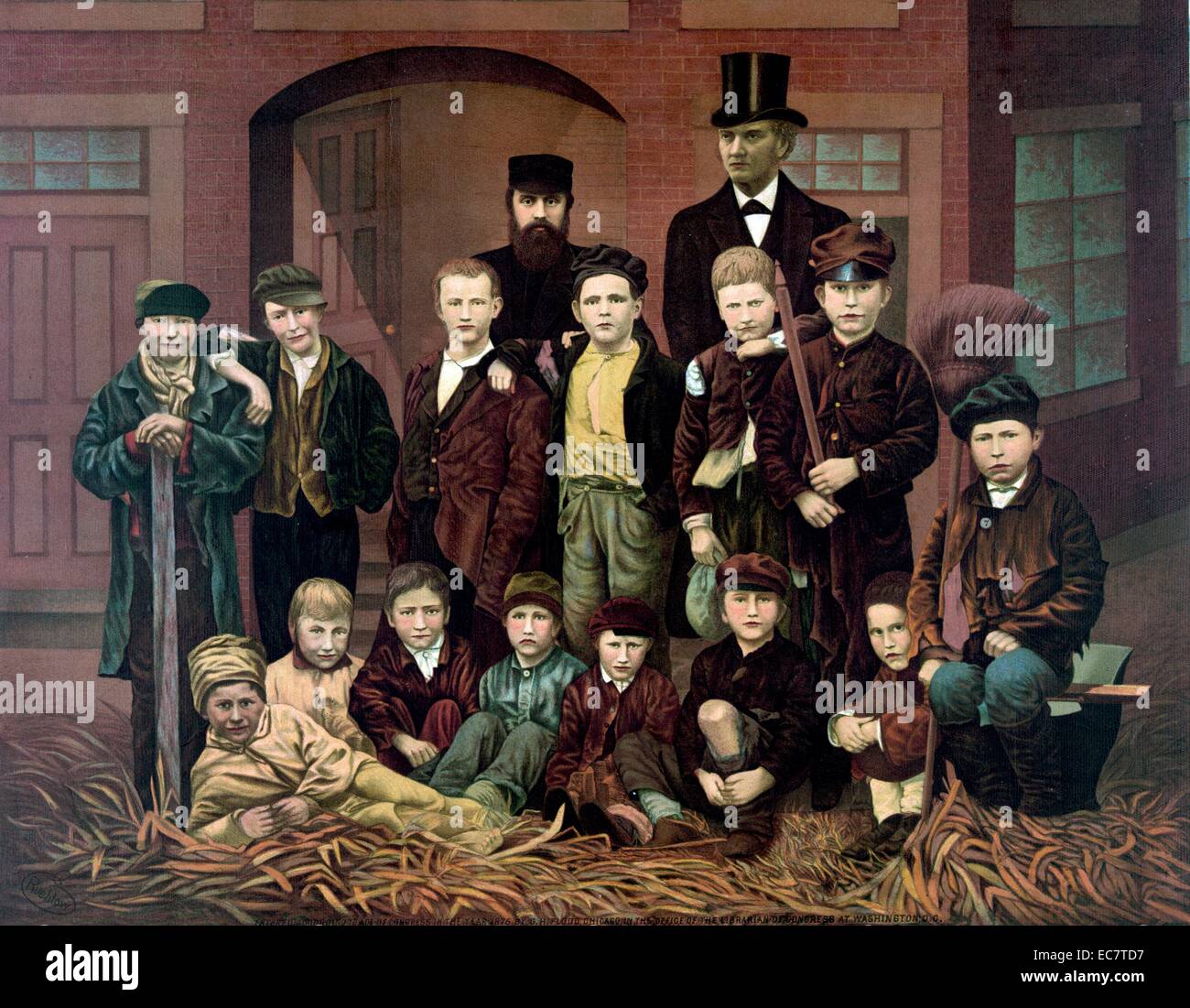 Chimney sweeps in London circa 1880. Children were employed due to ...