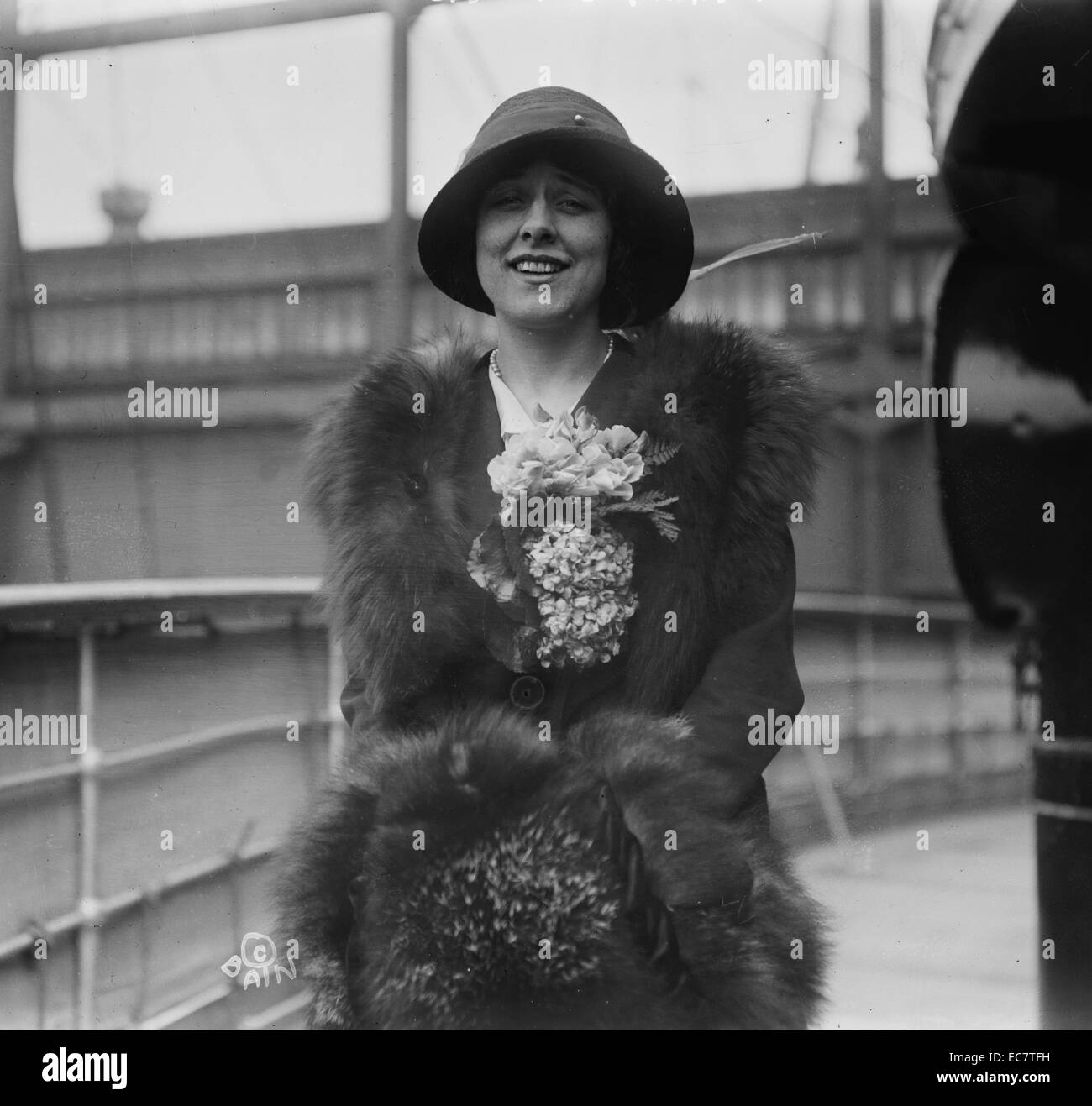 Opera singer geraldine farrar Black and White Stock Photos & Images - Alamy