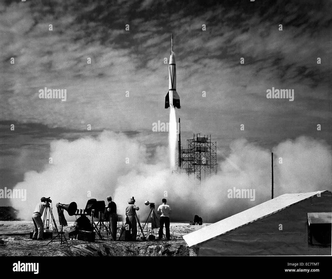The first US test of a captured German V2, 1946. At the end of the war ...