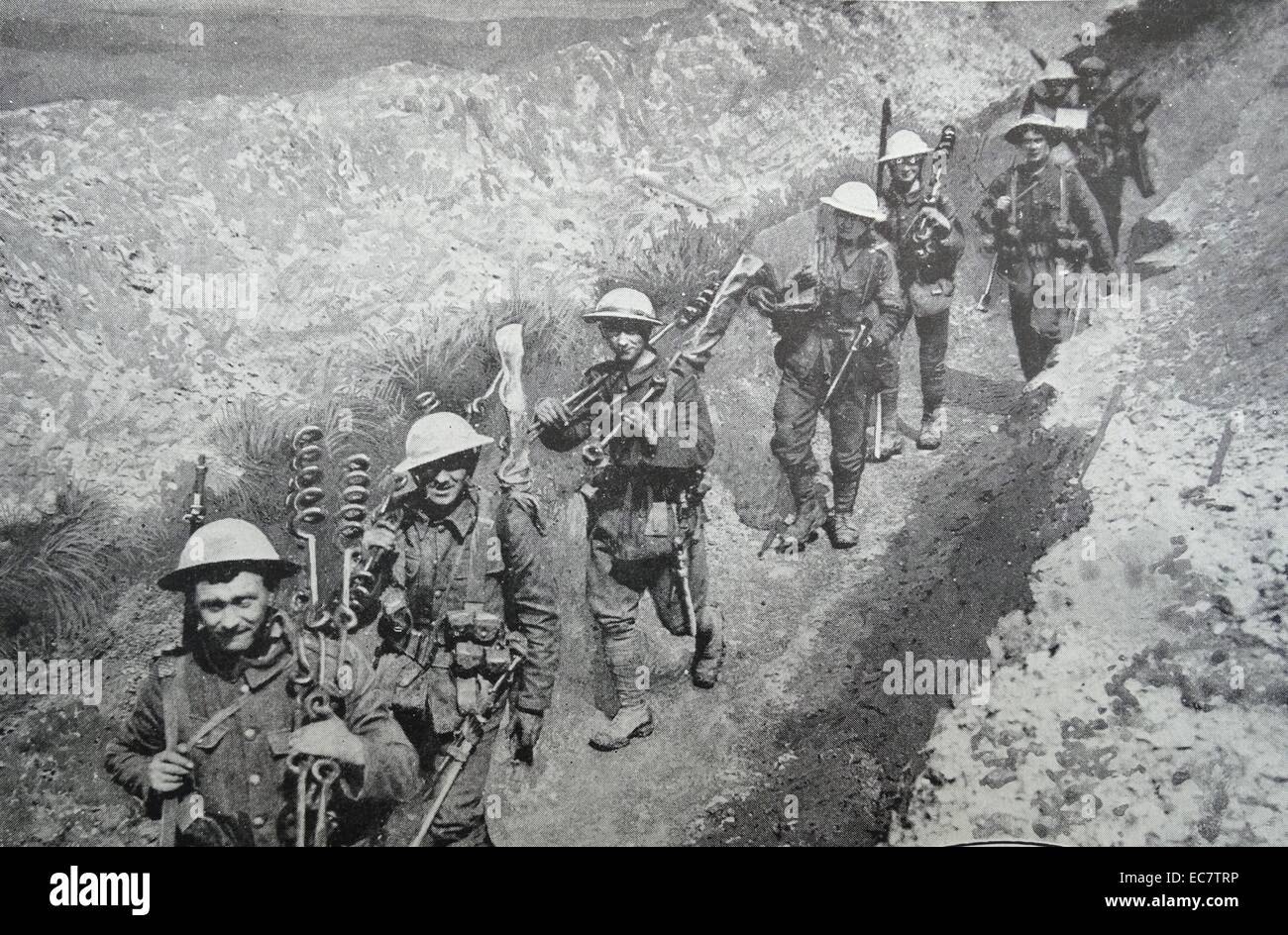 First world war british move hi-res stock photography and images - Alamy