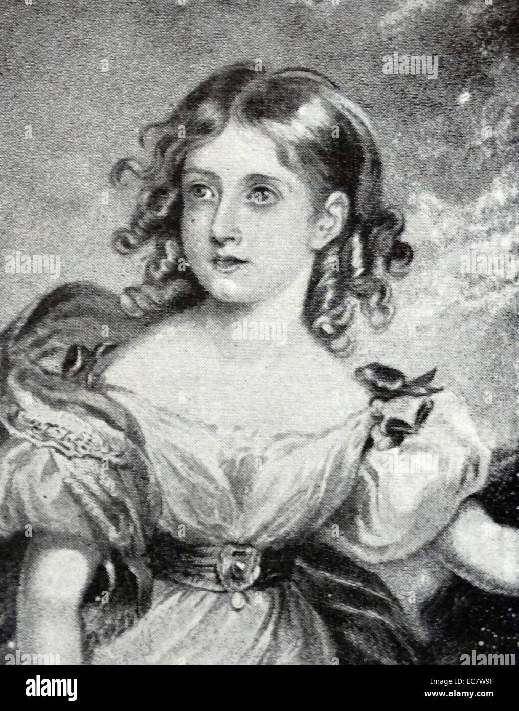 Portrait queen victoria child british royalty hi-res stock photography ...