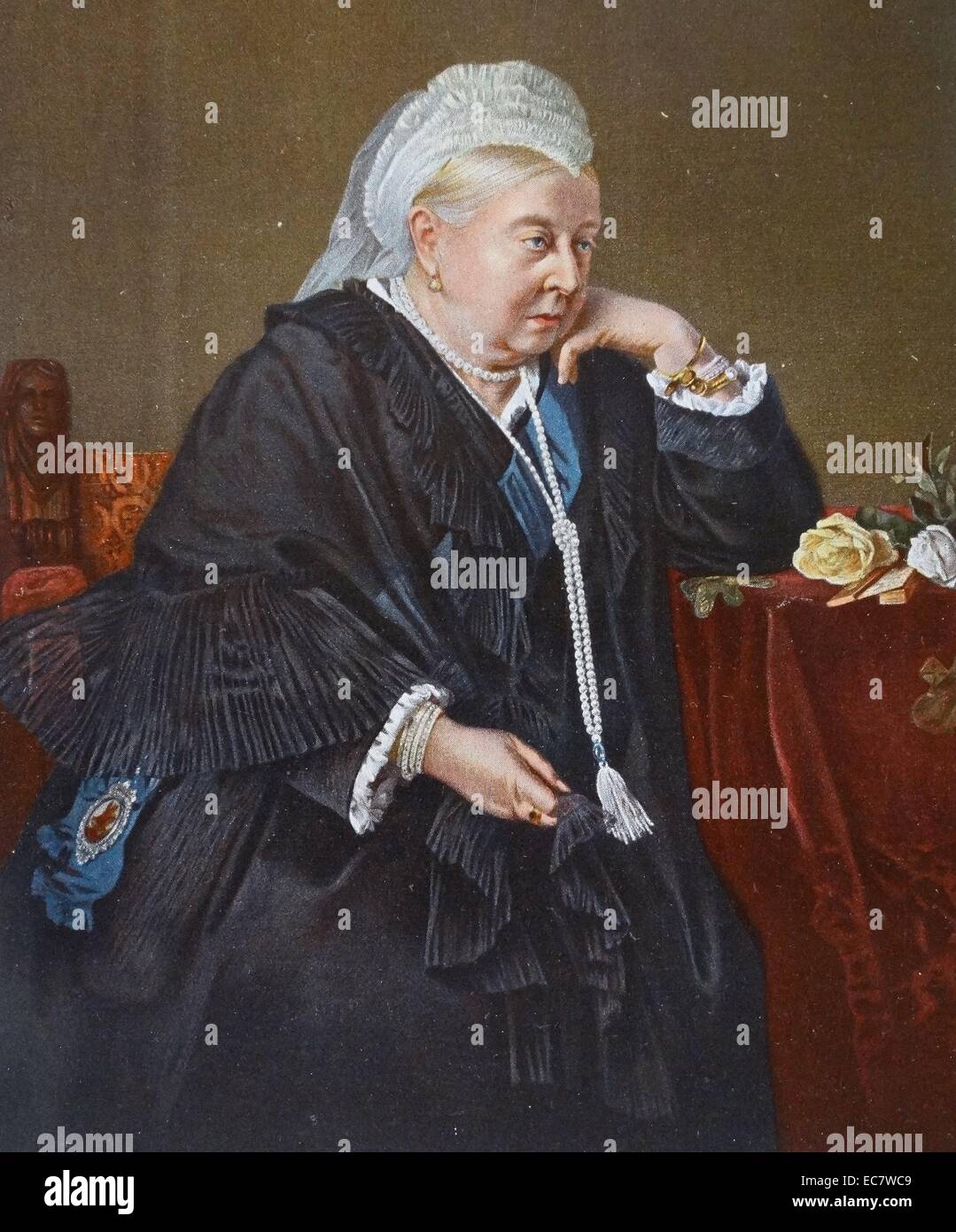 Queen Victoria of Great Britain aged 80 in 1899 Stock Photo - Alamy