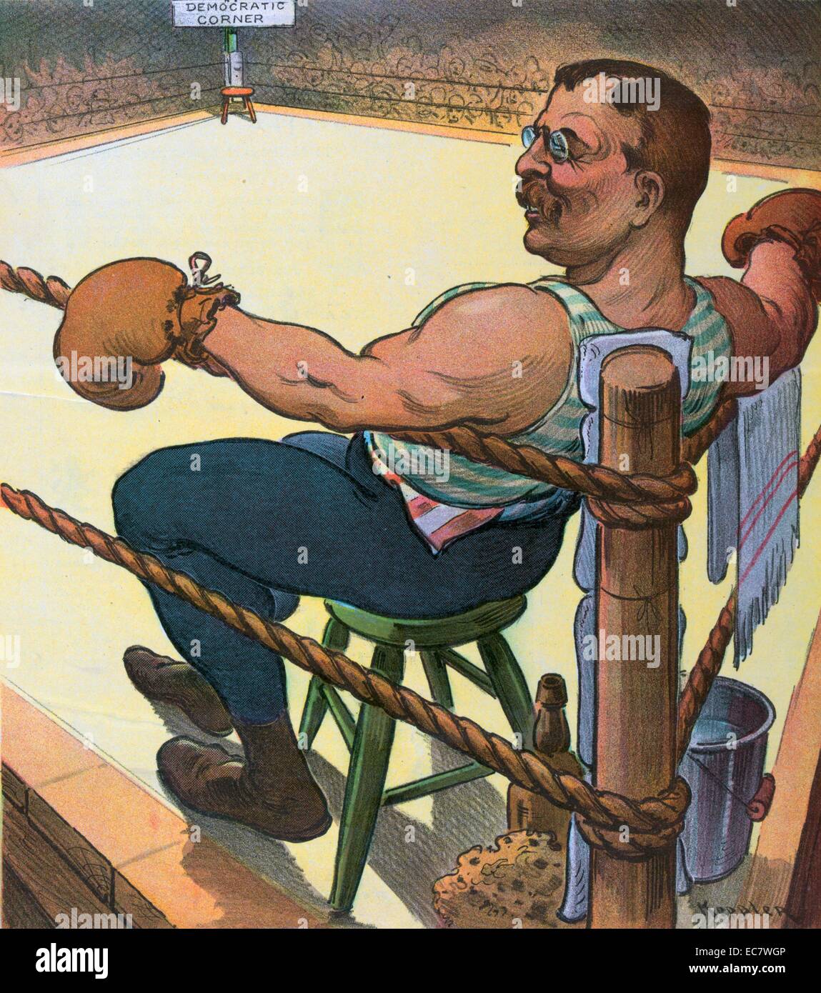 Boxer on a stool hi-res stock photography and images - Alamy