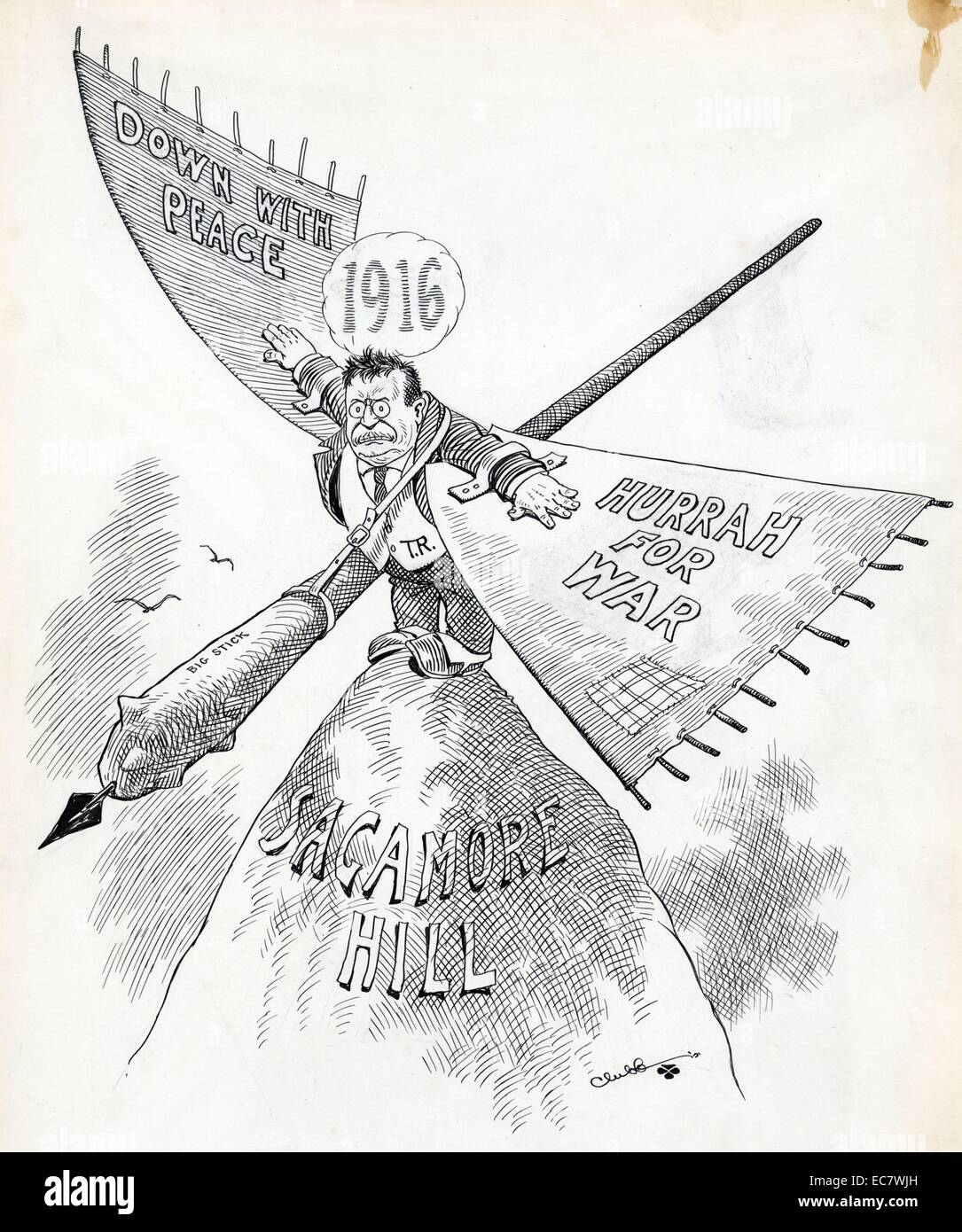 Theodore Roosevelt And His Big Stick