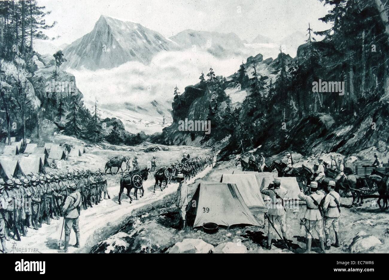 Italian alpine troops hi-res stock photography and images - Alamy