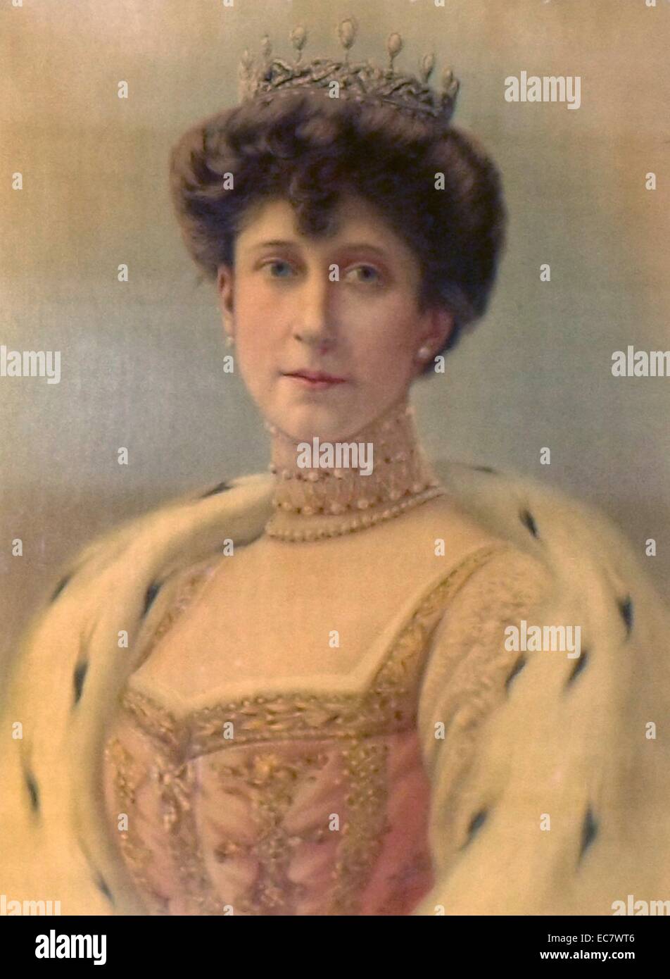 Queen Maud of Norway, 1869- 1938. Daughter of British King Edward Stock ...